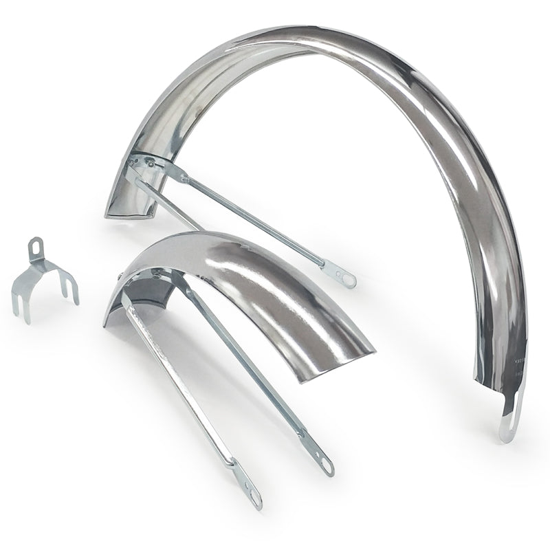 Wald Chrome Steel Fenders - 20" – Plain Bicycle