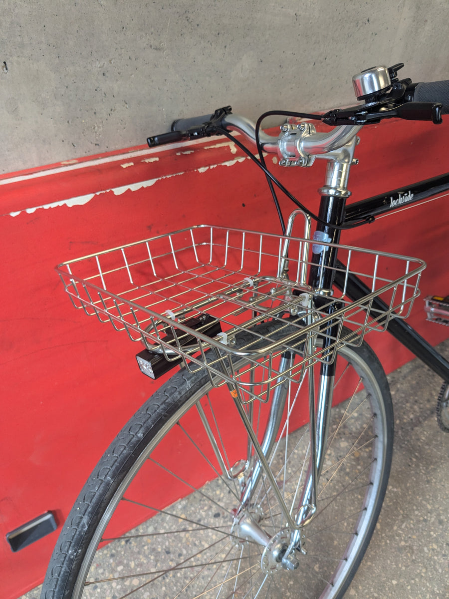 Tanaka Stainless Steel Basket – Plain Bicycle