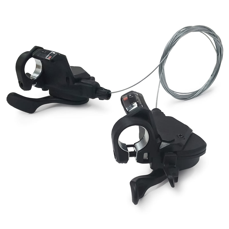 Microshift Mezzo Shifter Set - Shimano Compatible – Plain Bicycle