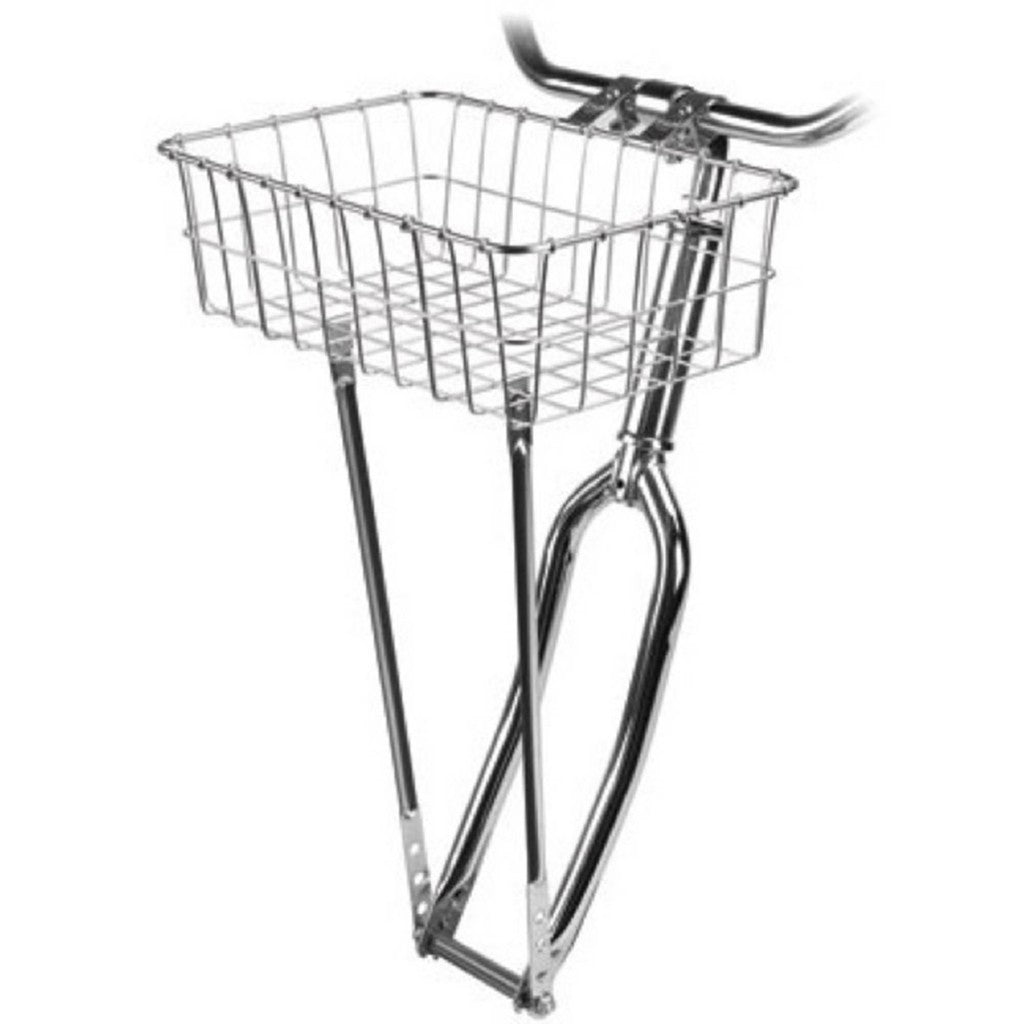 Wald #139 Front Chrome Basket – Plain Bicycle